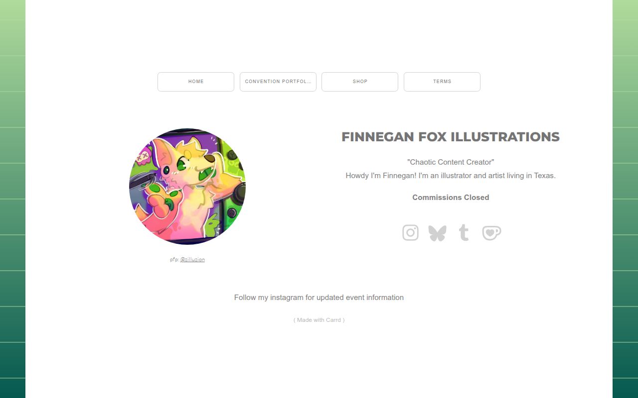 Finnegan Fox Illustrations